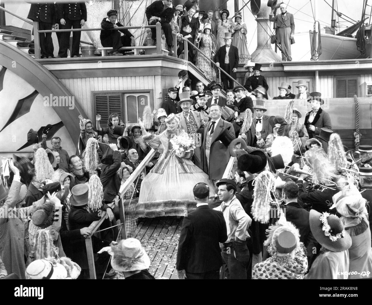 VIRGINIA BRUCE as Jenny Lind ADOLPHE MENJOU as Bailey Walsh and WALLACE ...