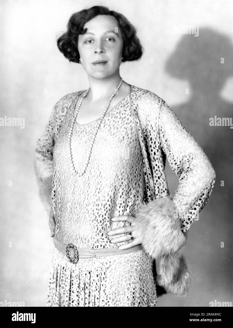 DAME EDITH EVANS 1929 Portrait by SASHA aka ALEXANDER STEWART Stock Photo - Alamy