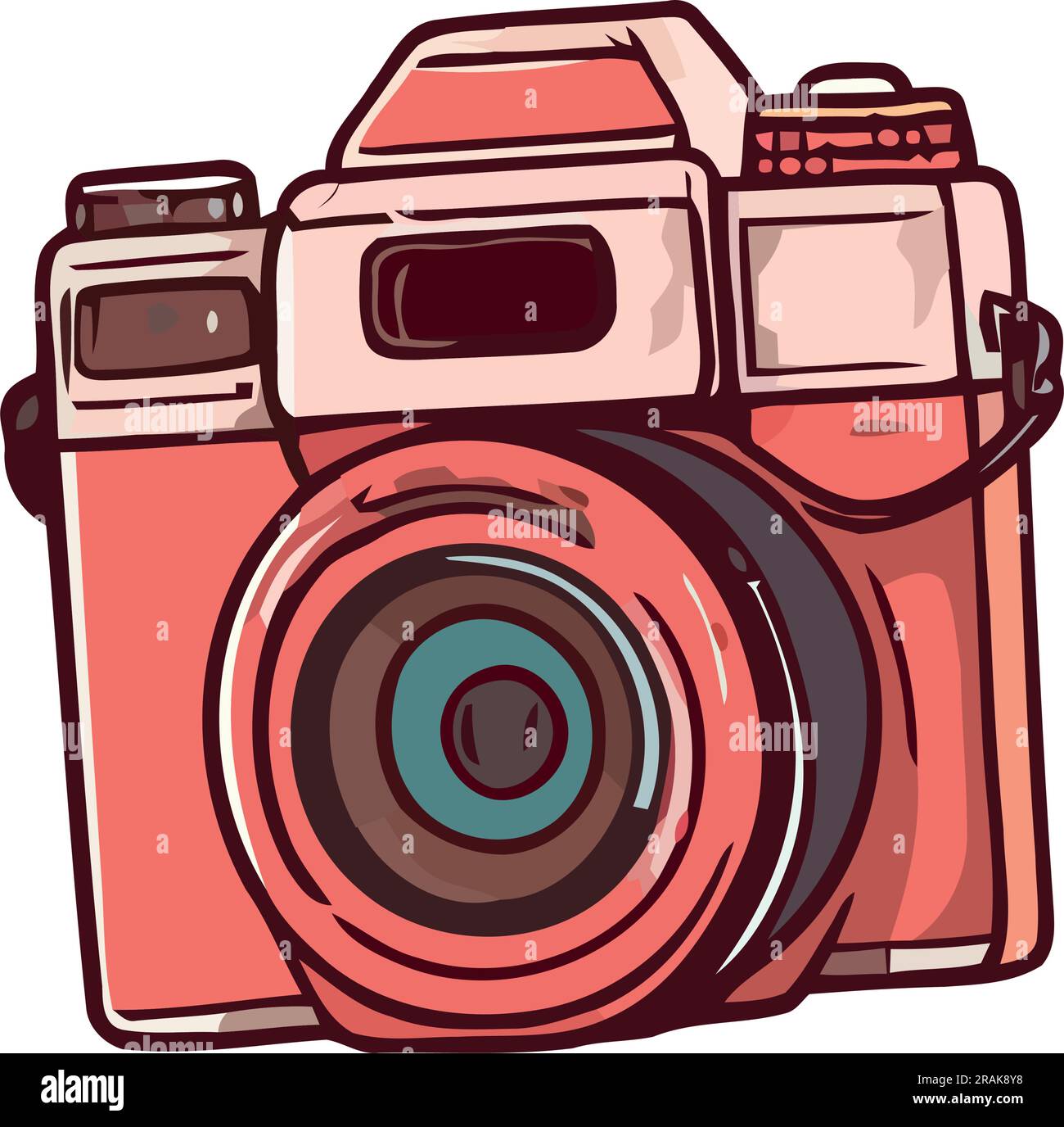 old-fashioned image with antique camera Stock Vector Image & Art - Alamy