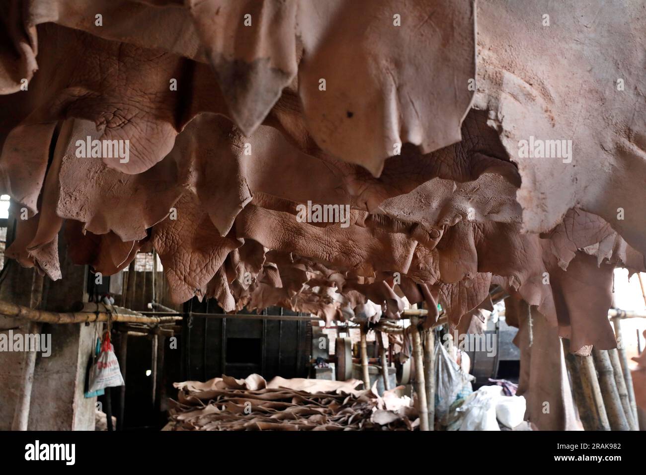 Dhaka, Bangladesh - July 04, 2023: The tannery industrial estate in ...