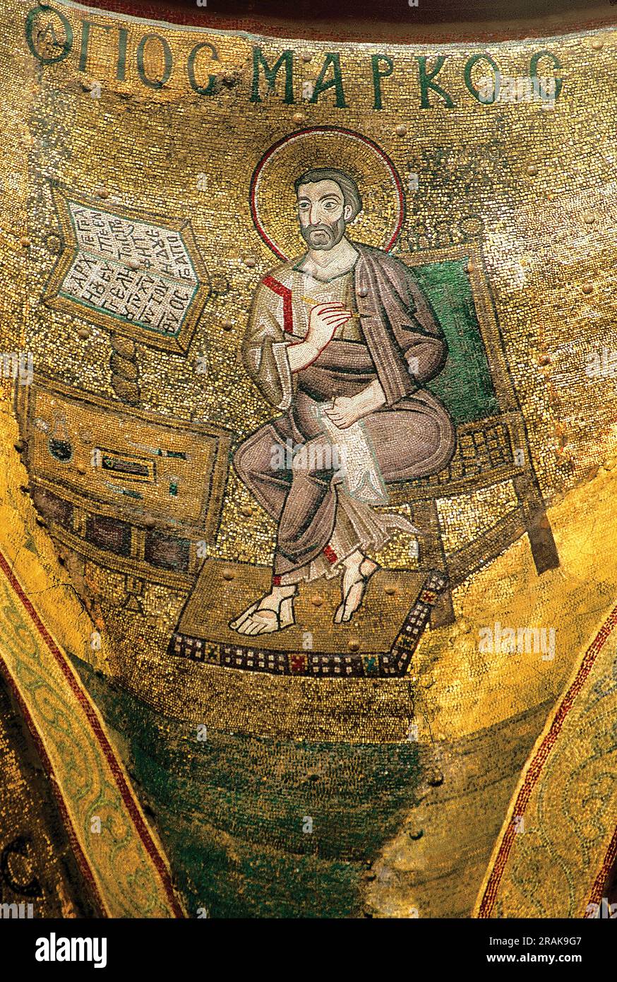 St mark the evangelist painting hi-res stock photography and images - Alamy