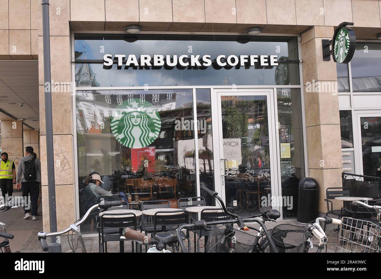 04 July 2023/Seattle coffe chain starbucks coffee cafe in danish ...