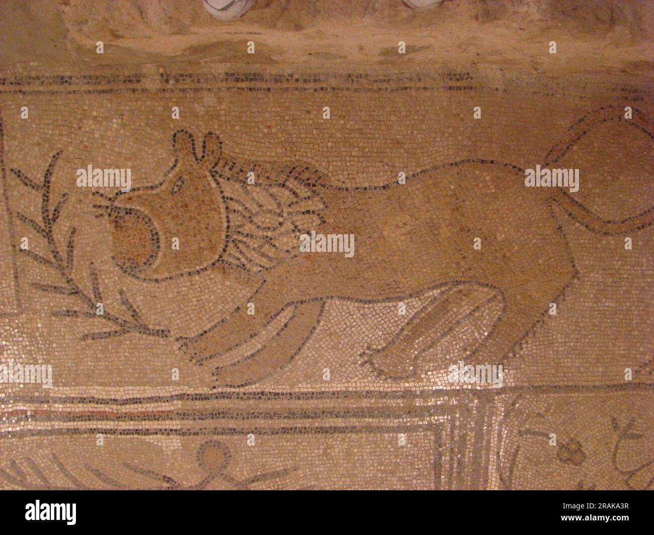 Beth Alfa Synagogue Mosaic 527 by Byzantine Mosaics Stock Photo - Alamy