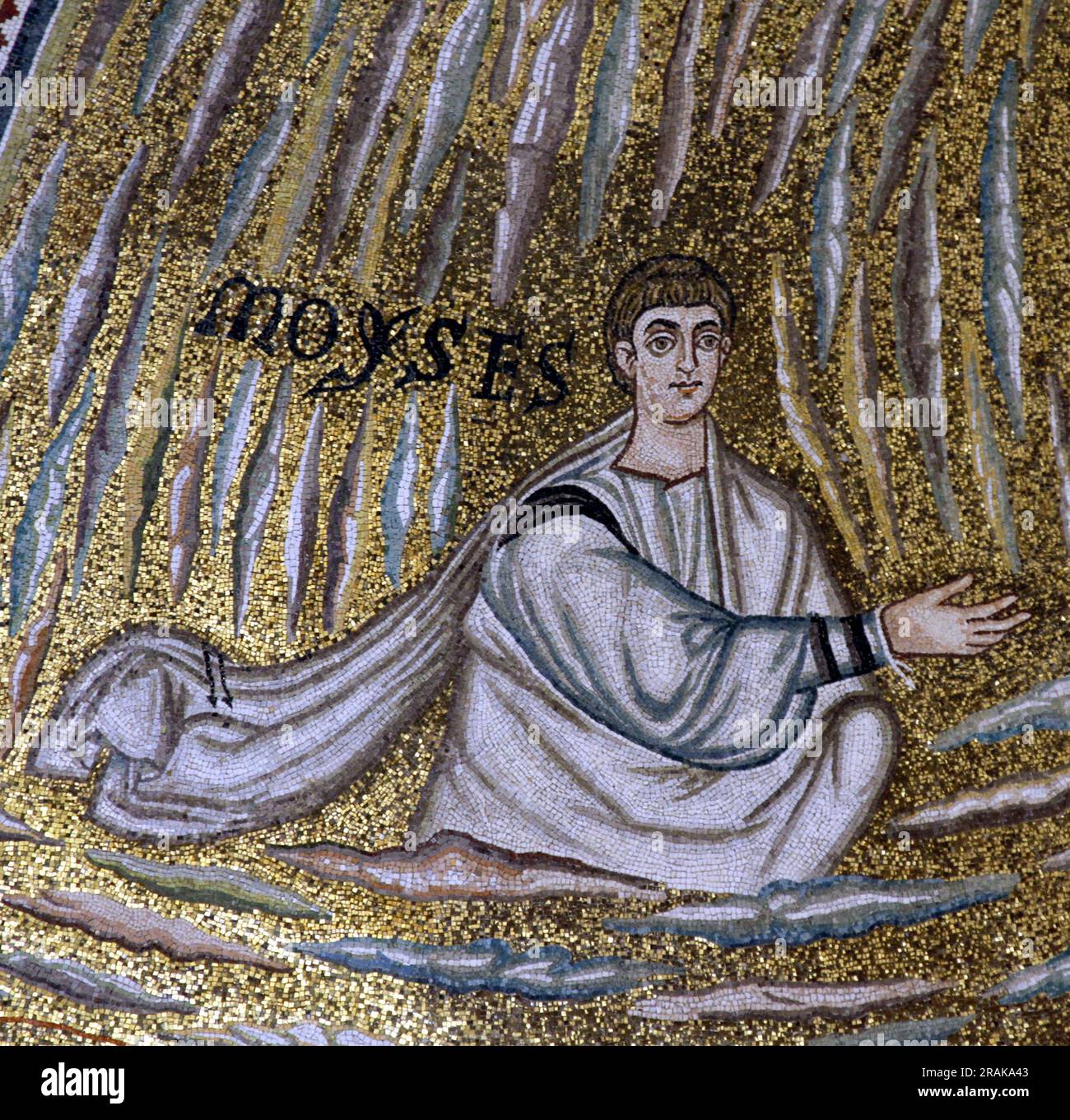 Moses Mosaic 549 by Byzantine Mosaics Stock Photo - Alamy