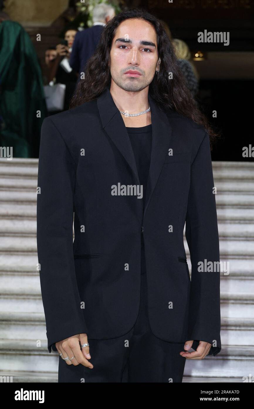 Paris, France, July 4, 2023. Willy Cartier attends Stephane Rolland ...