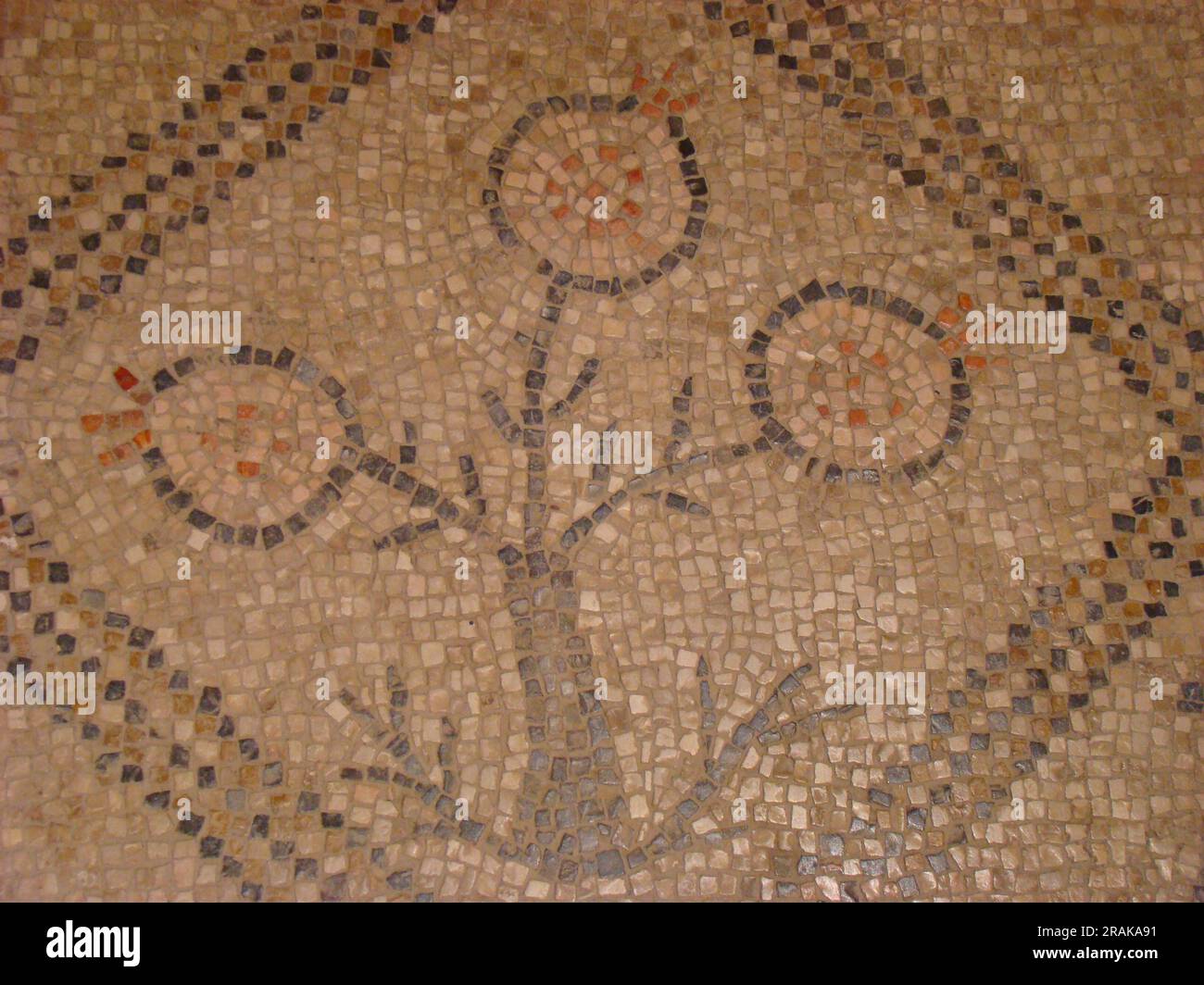 Beth Alfa Synagogue Mosaic 527 by Byzantine Mosaics Stock Photo - Alamy