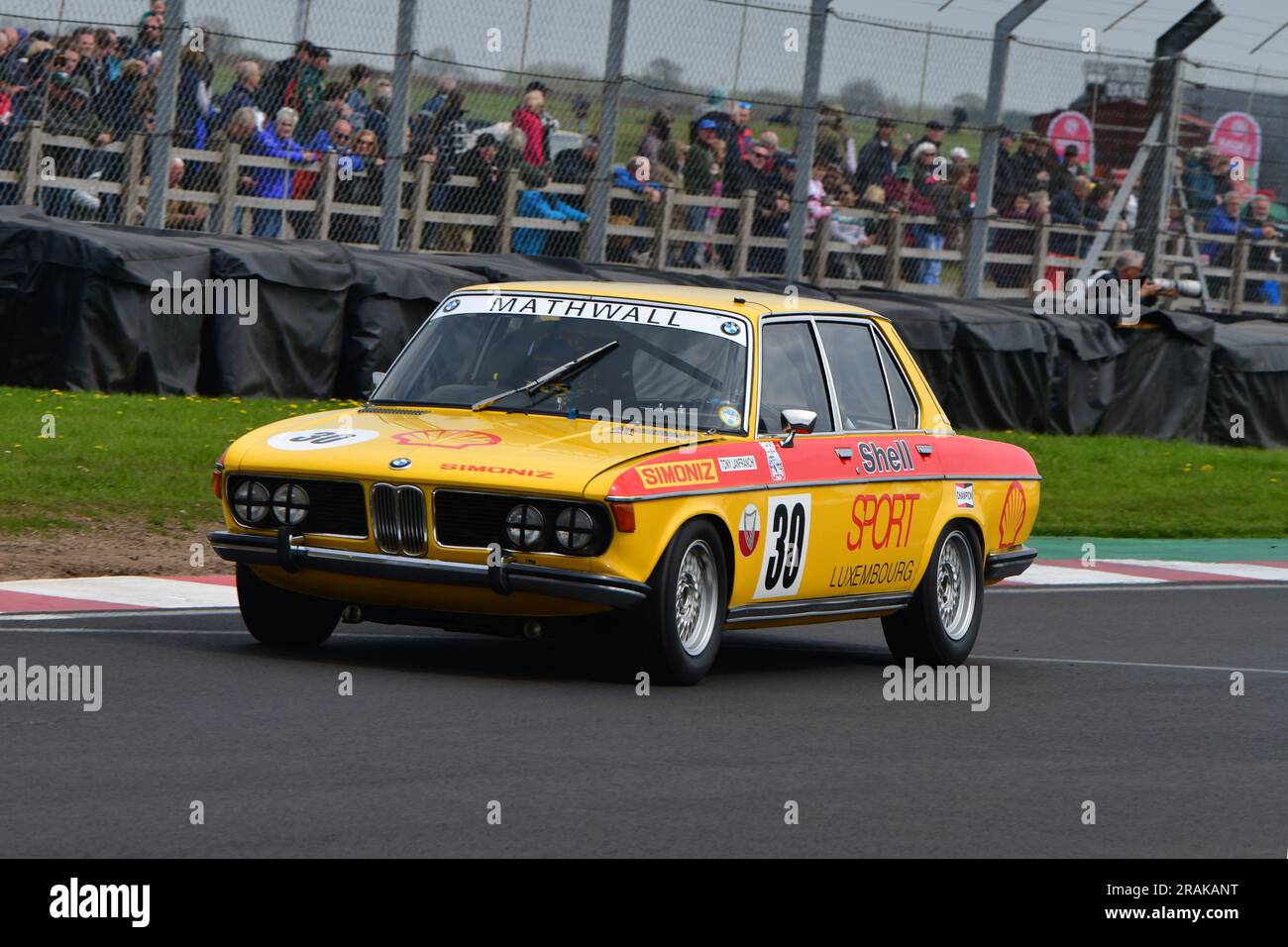 Ben Colburn, BMW 3 litre Si, HRDC ‘Gerry Marshall’ Trophy Series, over ...