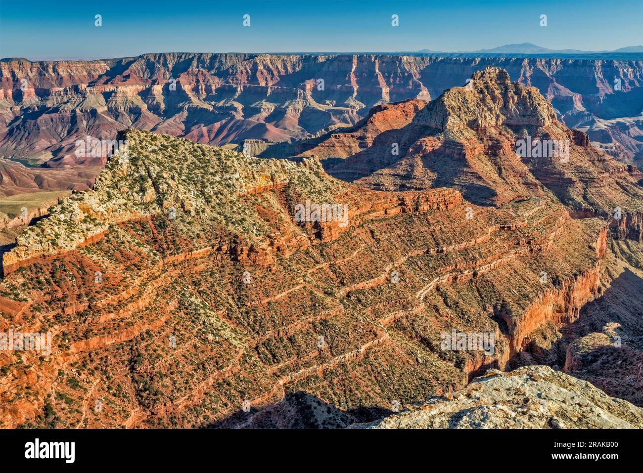 Freya Castle and Vishnu Temple, South Rim and San Francisco Peaks in ...
