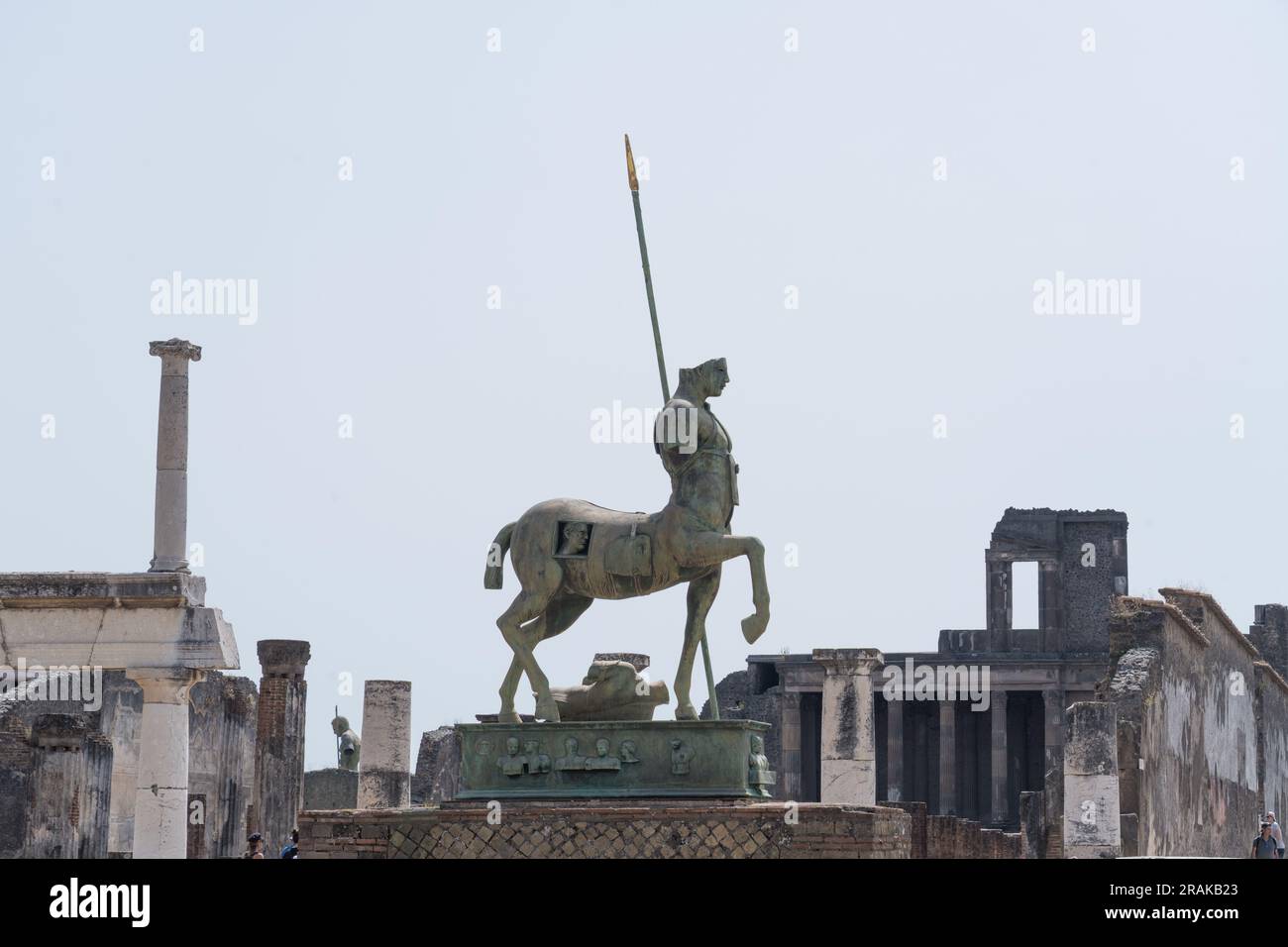 Centaur statue, The ancient ciy of Pompeii Stock Photo - Alamy