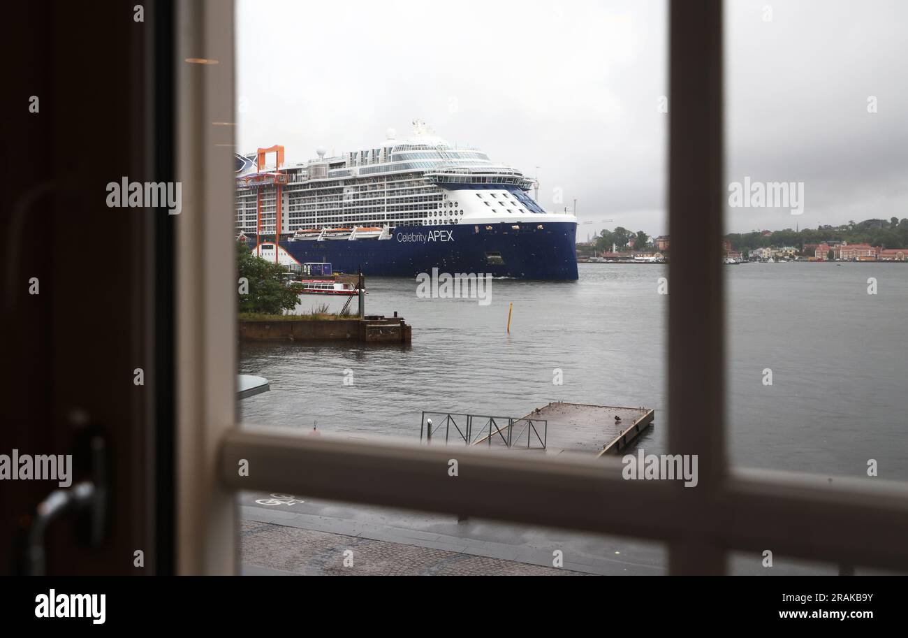 Seasonal weather, rainy weather in Stockholm, Sweden, during Sunday. In ...
