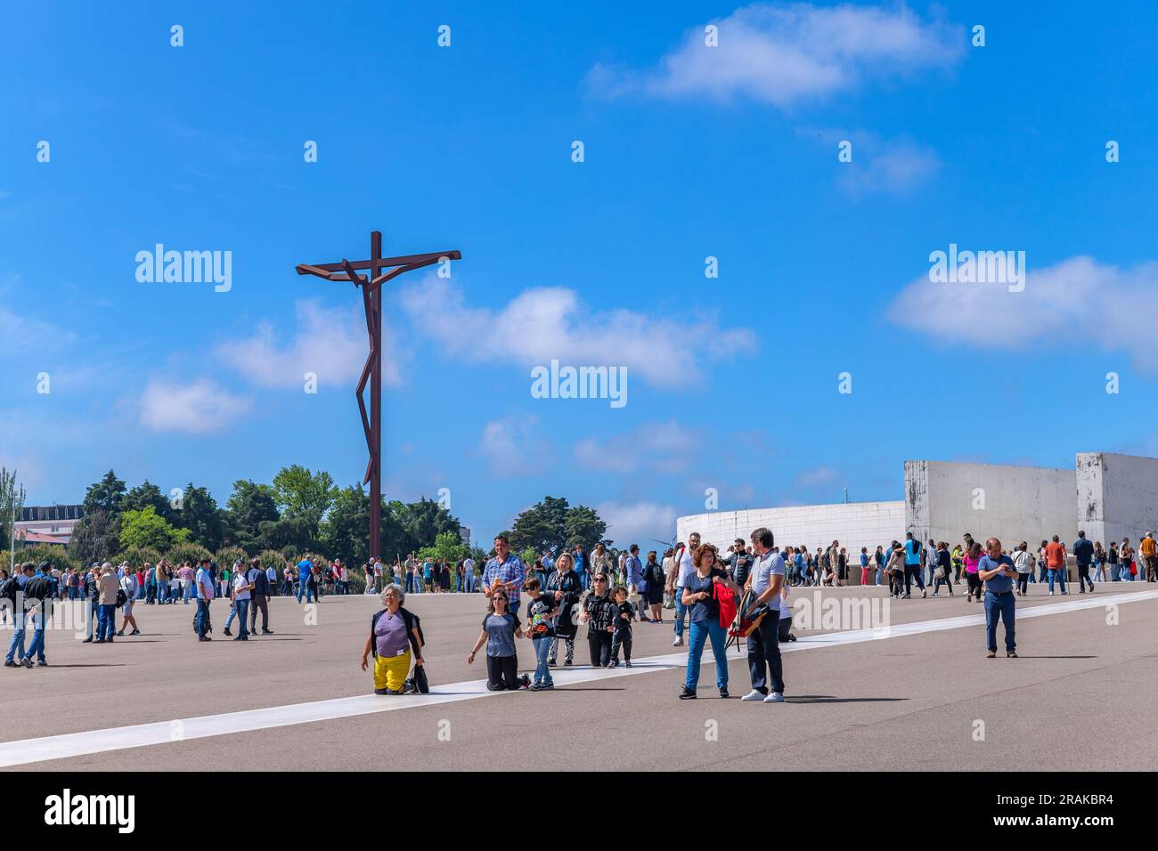 Fatima, Portugal - April 30, 2023: Church ceremonies related to the ...