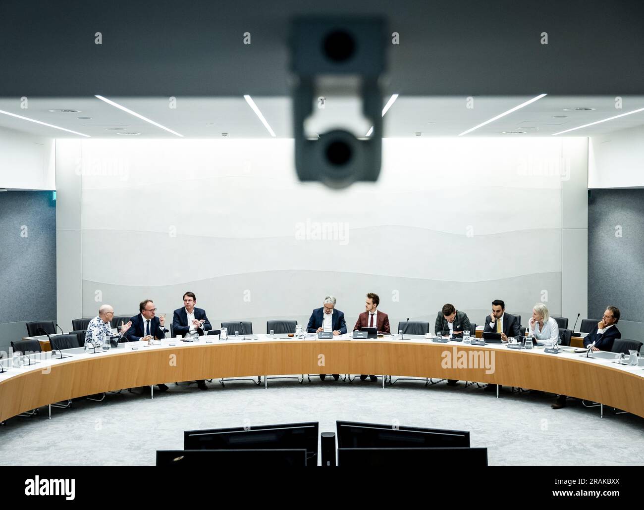 THE HAGUE - President-director Wouter Koolmees of the NS and CEO John ...