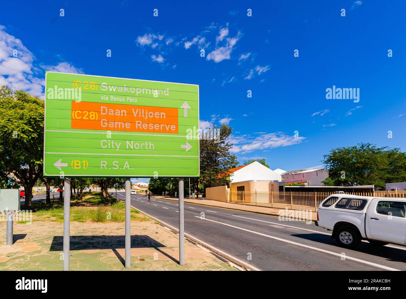 Windhoek Road Traffic Centre - Namibia Stock Photo - Alamy