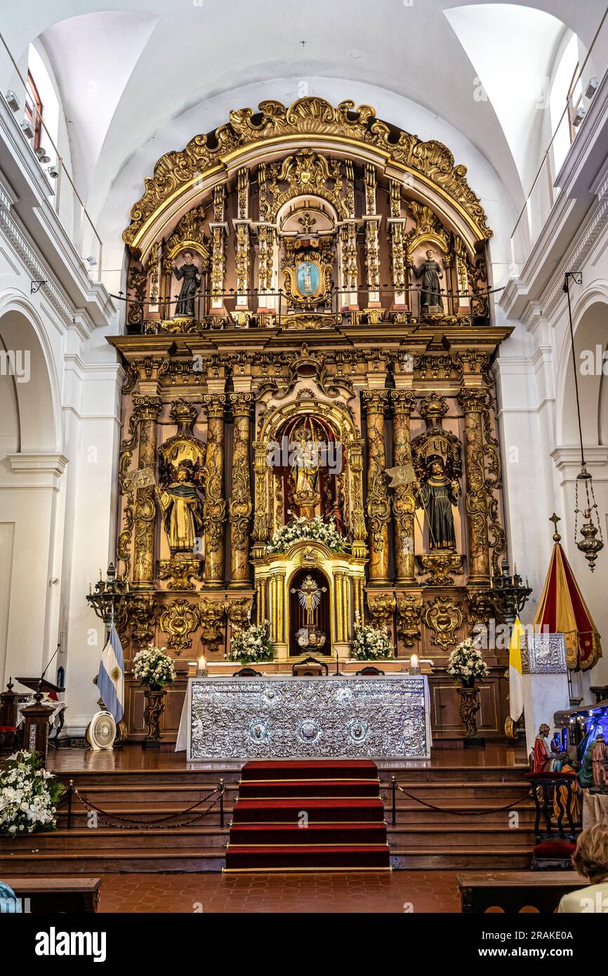 Interior of the basilica Nuestra Senora del Pilar, Our Lady of Pilar ...