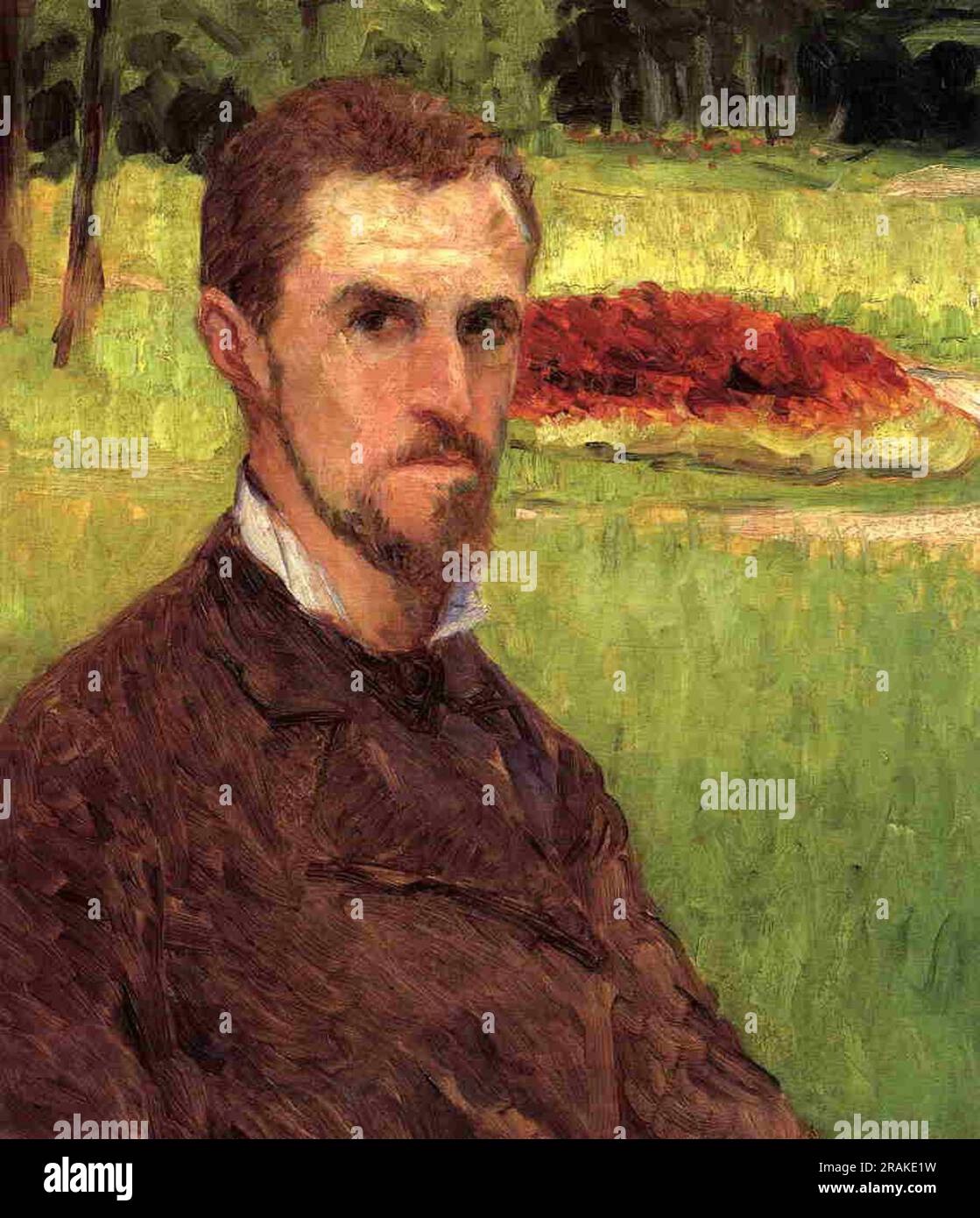 Self-Portrait 1878 by Gustave Caillebotte Stock Photo - Alamy