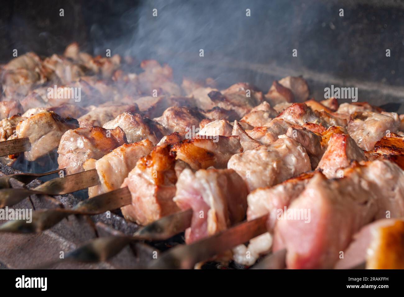 Traditional georgian mtsvadi grill hi-res stock photography and images ...