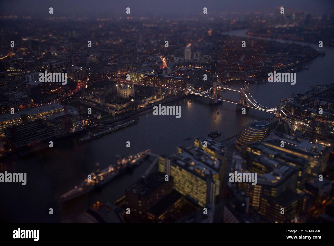 London tilt shift hi-res stock photography and images - Alamy