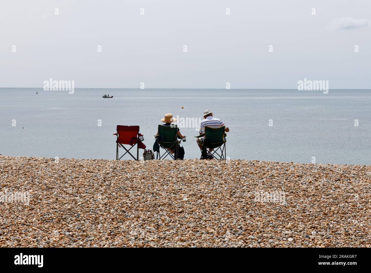 Beach Watch Lyme Regis Dorset England uk Stock Photo - Alamy