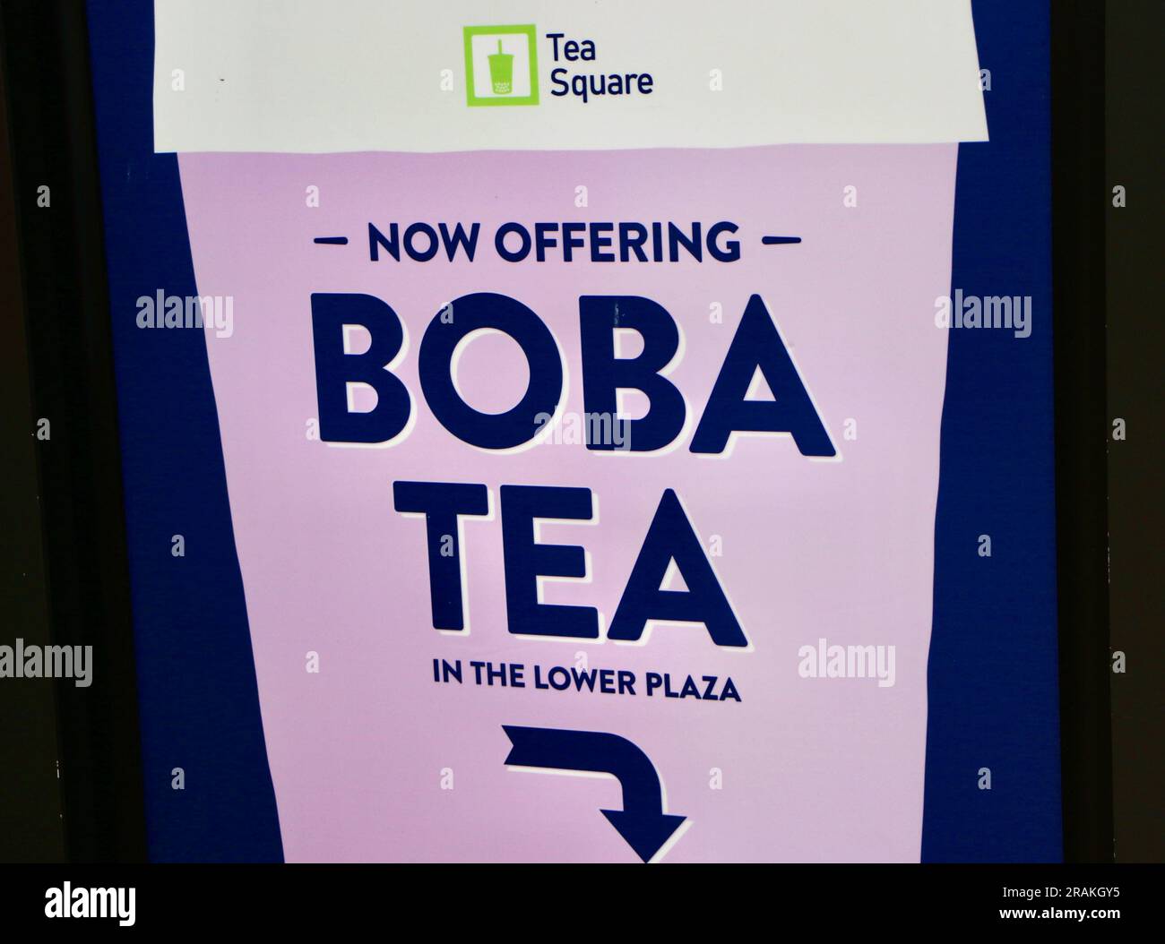 Tea Square tea shop sign Ghirardelli Chocolate Experience Lower Plaza ...