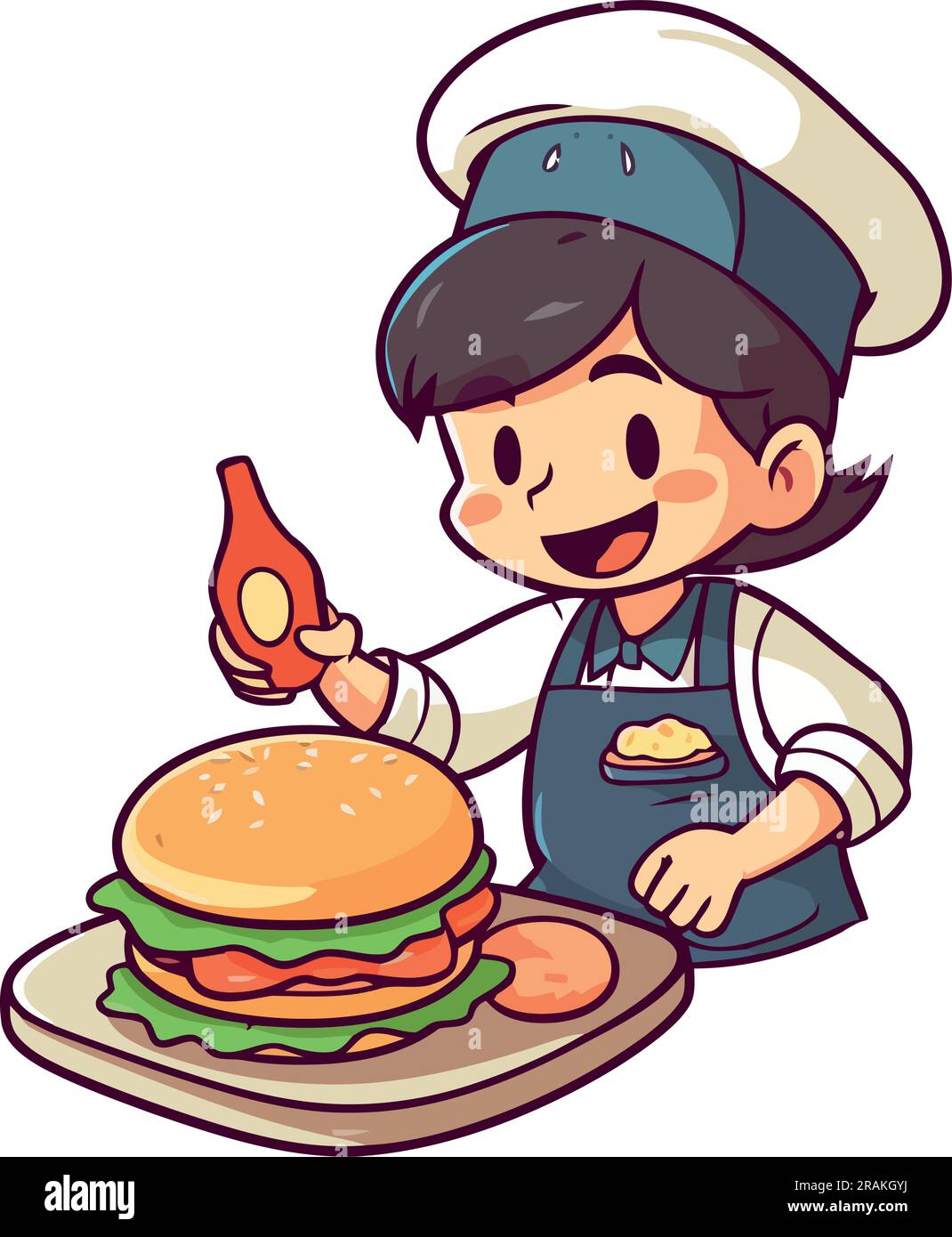 Gourmet grills Stock Vector Images - Alamy