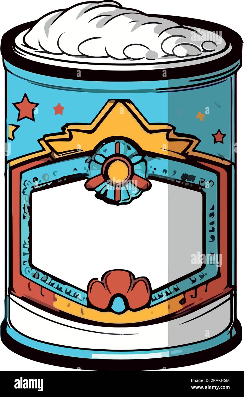 Vintage canned goods label hi-res stock photography and images - Alamy