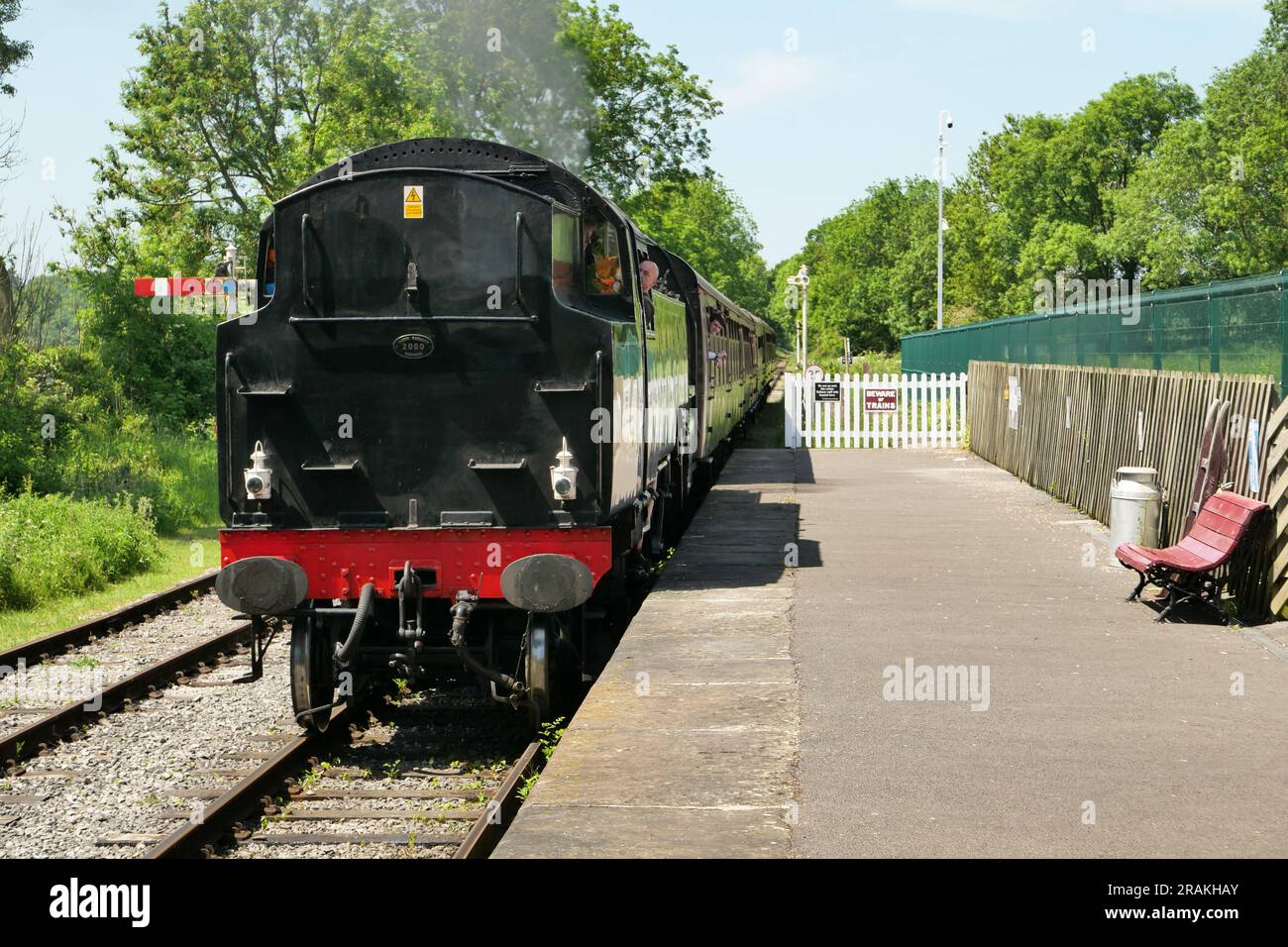Ecclesbourne Valley Railway Stock Photo - Alamy