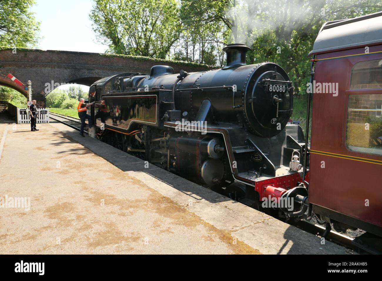 Ecclesbourne Valley Railway Stock Photo - Alamy