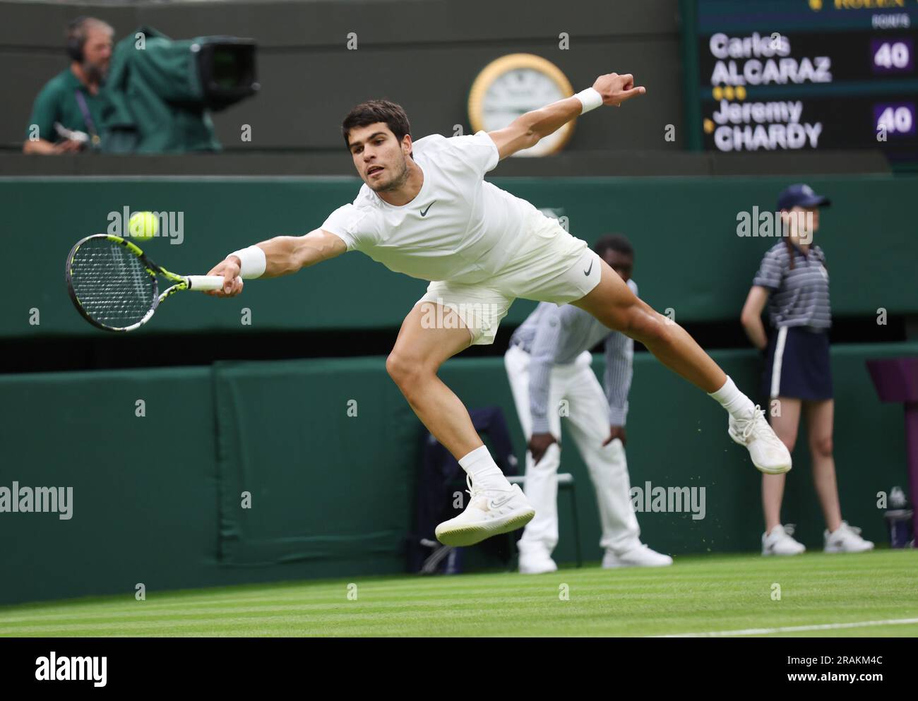 Carlos alcaraz forehand hi-res stock photography and images - Alamy