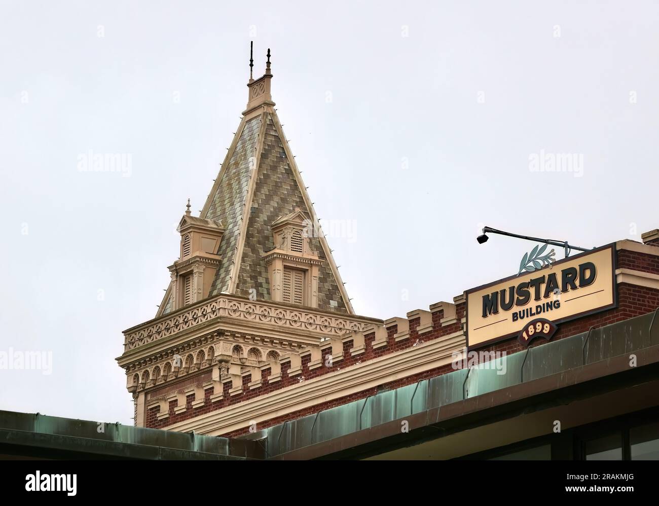 Tower and Mustard Building sign Ghirardelli Square Marina District San ...