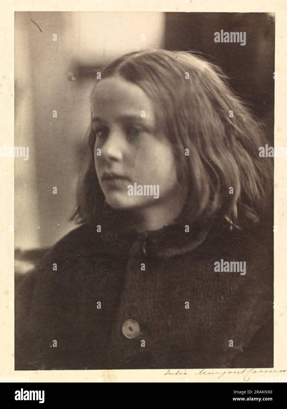 Annie 1864 by Julia Margaret Cameron Stock Photo - Alamy