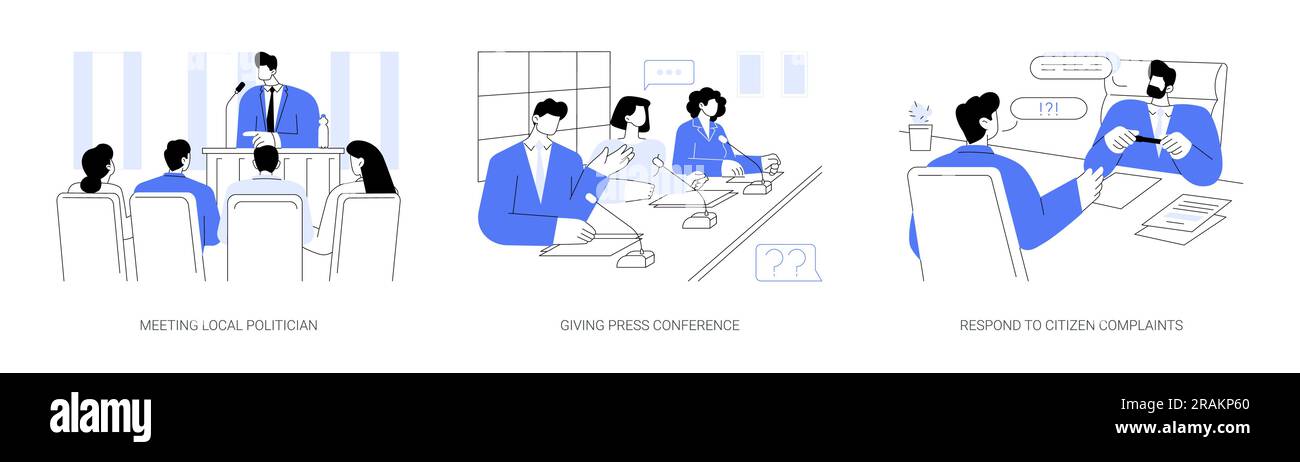 City council abstract concept vector illustrations Stock Vector Image ...