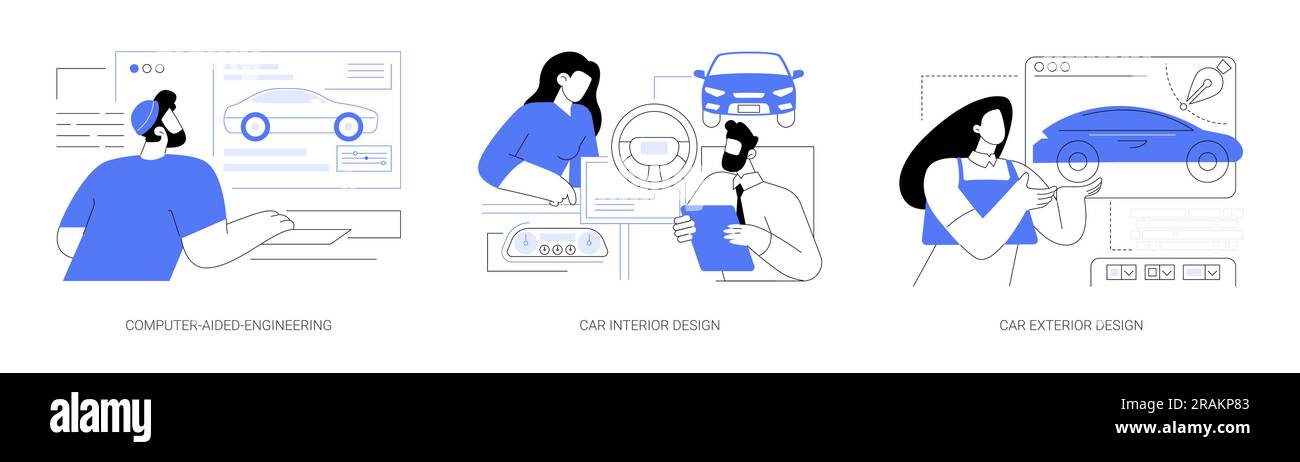 Car design abstract concept vector illustrations Stock Vector Image ...