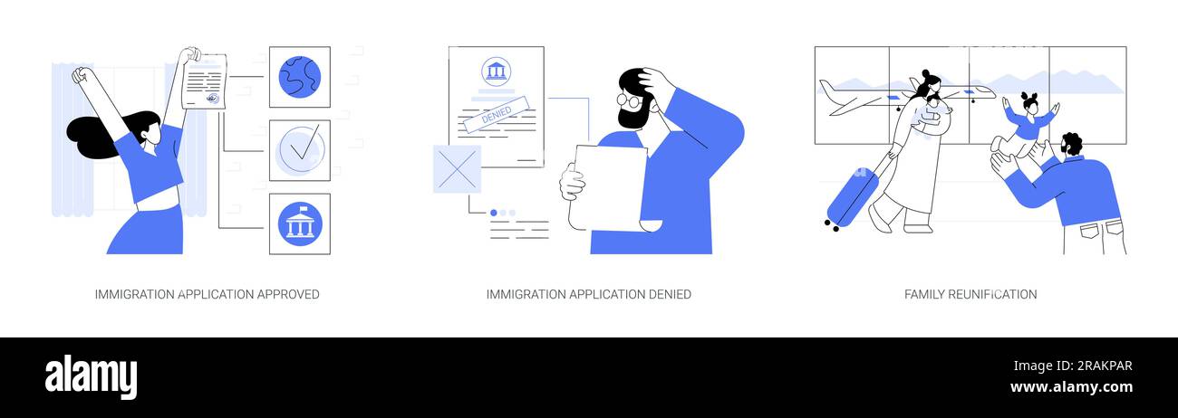 Entry permission abstract concept vector illustrations Stock Vector ...