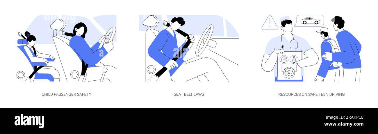 Accident prevention abstract concept vector illustrations Stock Vector ...