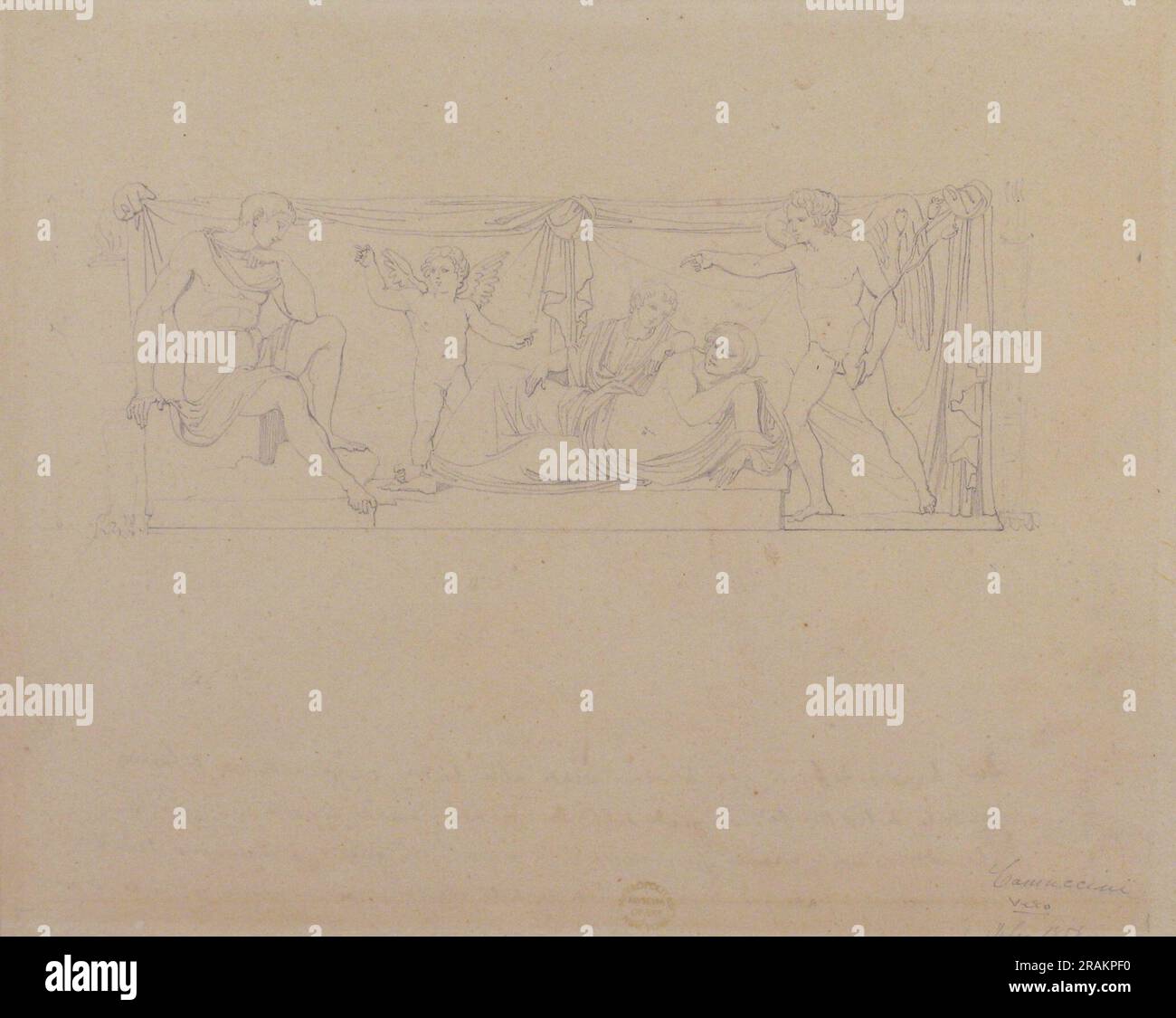 Mythological Scene by Vincenzo Camuccini Stock Photo - Alamy