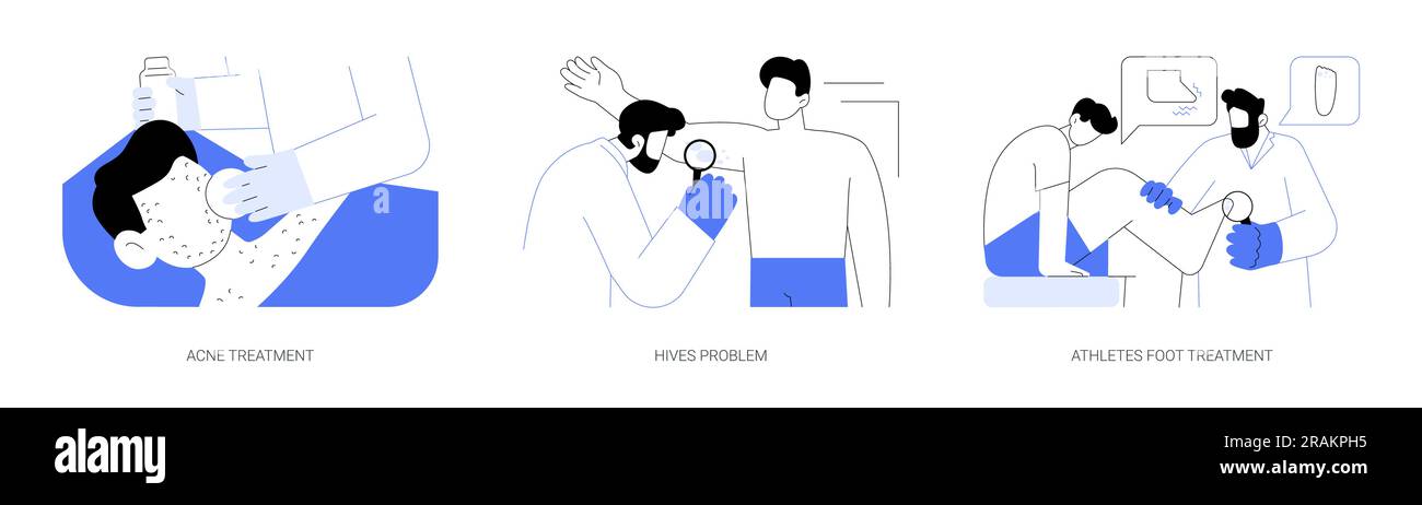 Dermatology abstract concept vector illustrations Stock Vector Image ...