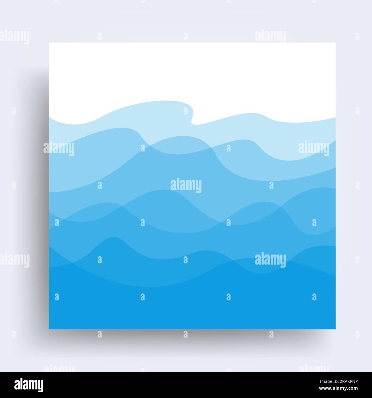 Water wave sea cutout Stock Vector Images - Alamy