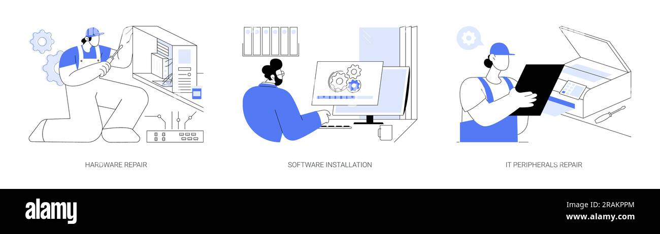 System Administration Abstract Concept Vector Illustrations Stock Vector Image And Art Alamy