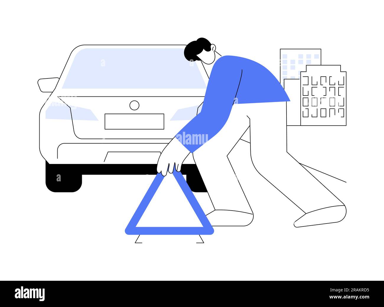 Emergency sign abstract concept vector illustration Stock Vector Image ...