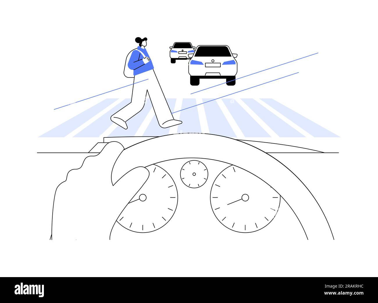 Abstract zebra crossing Stock Vector Images - Alamy