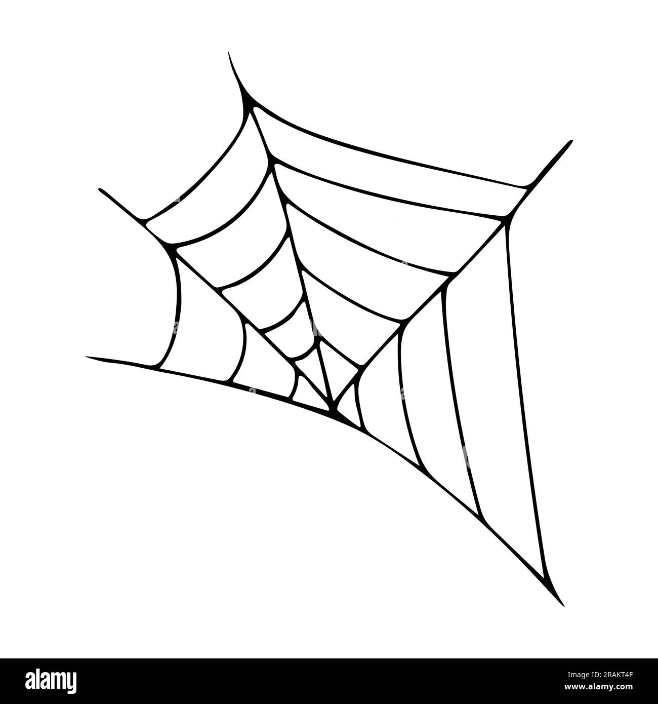 Black web on white background Vector illustration Stock Vector Image ...