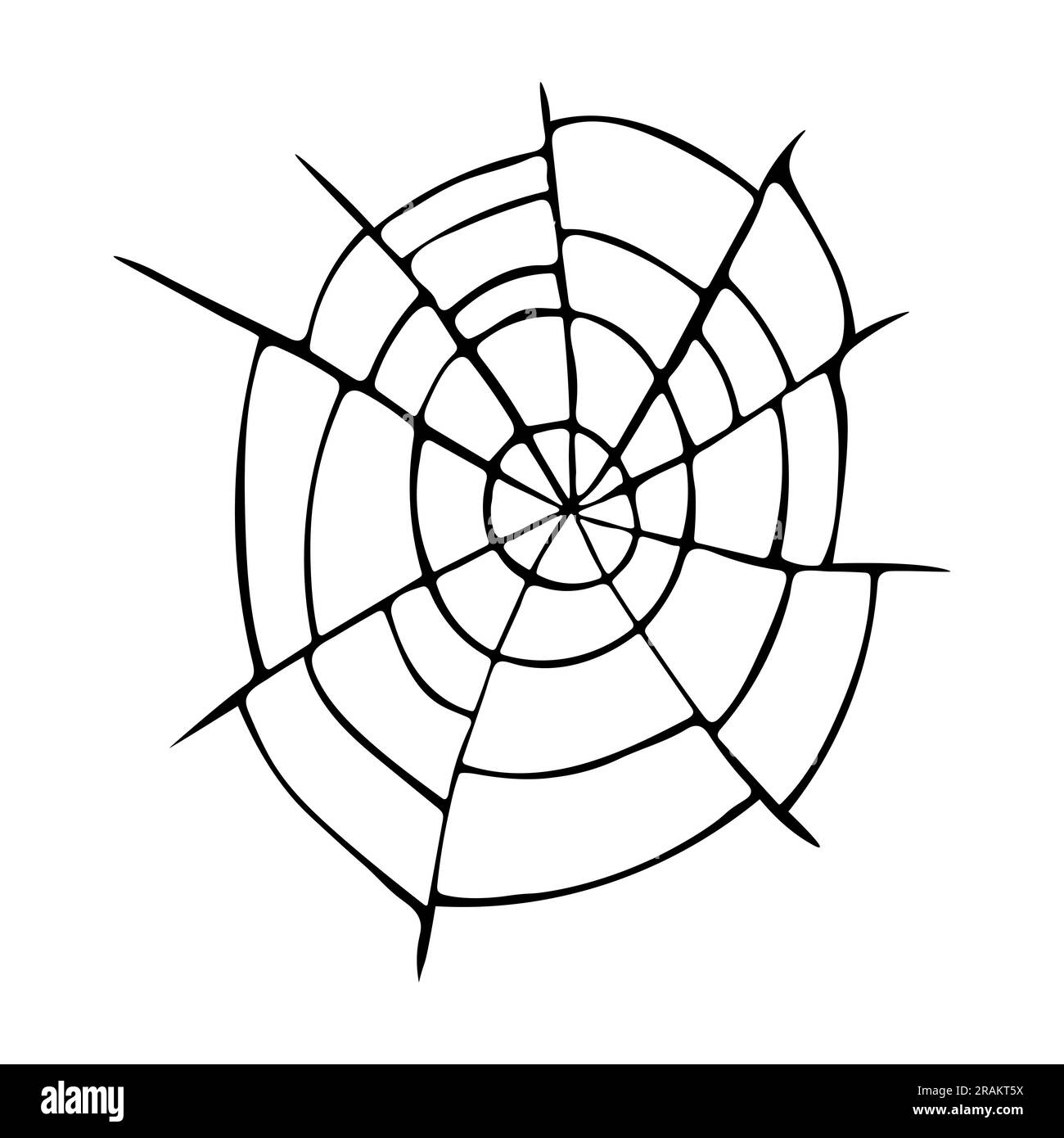 Black web on white background Vector illustration Stock Vector Image ...