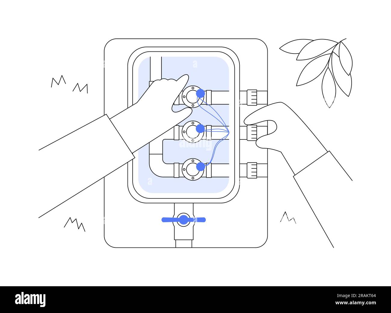 Valve box abstract concept vector illustration Stock Vector Image & Art ...