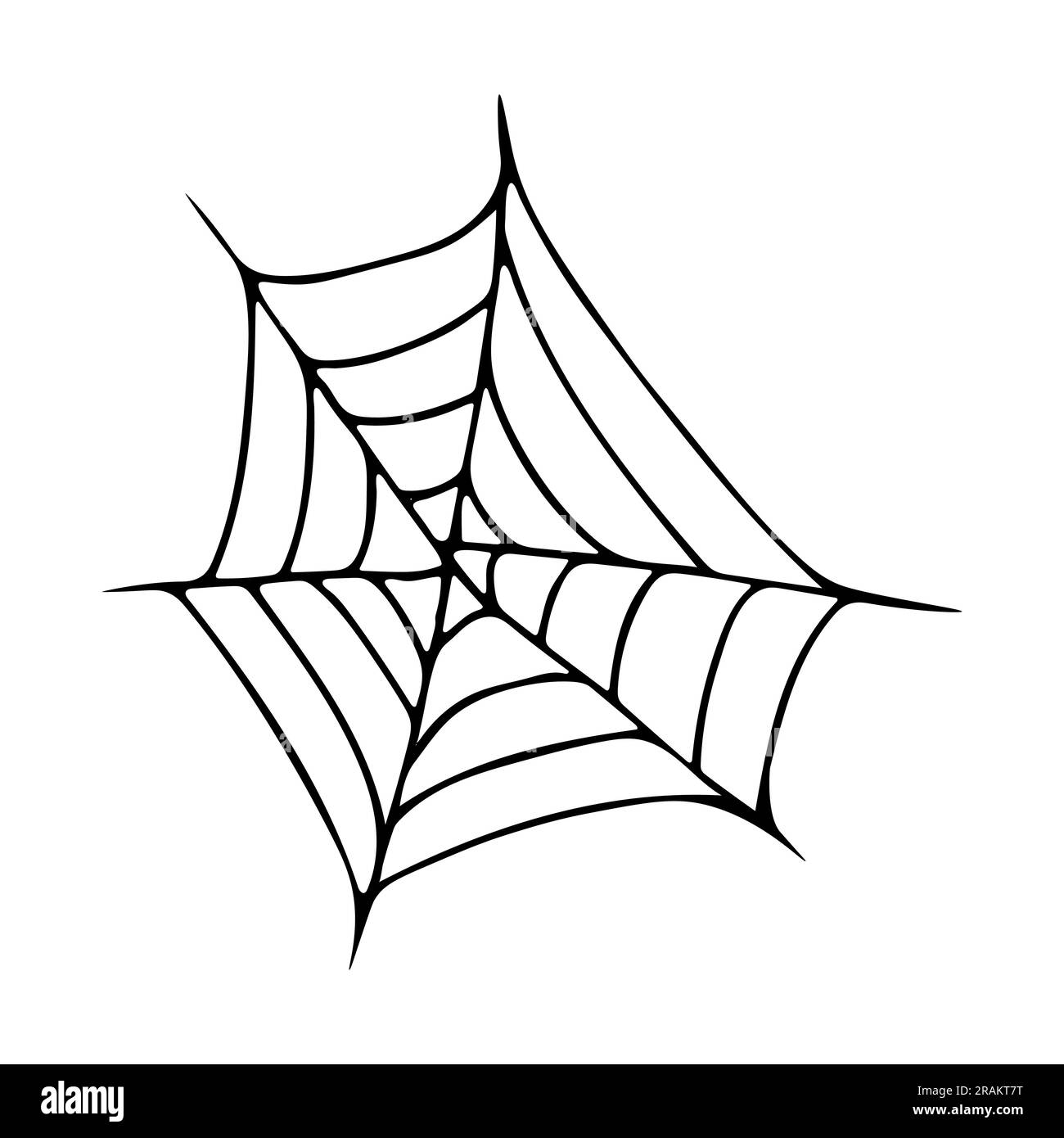 Black web on white background Vector illustration Stock Vector Image ...