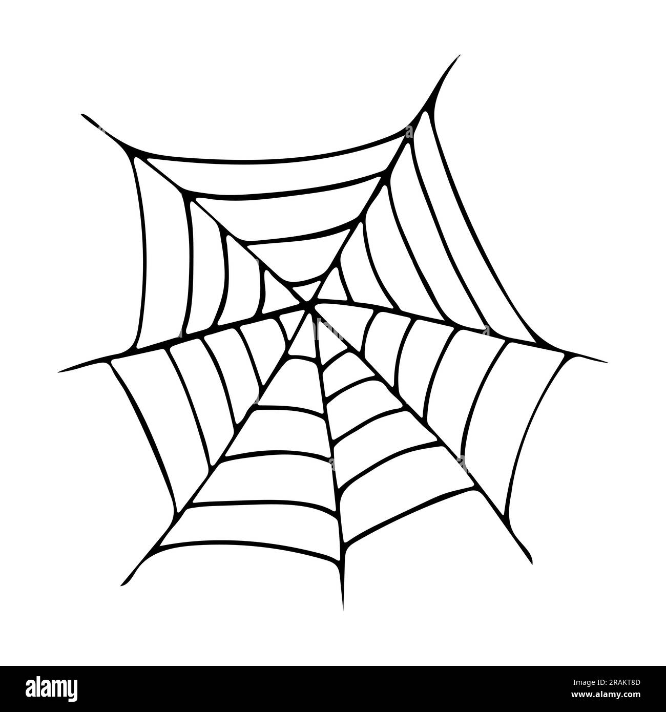 Black web on white background Vector illustration Stock Vector Image ...