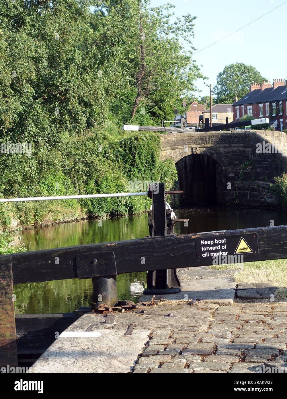 Peak Forest Canal, Marple, Greater Manchester, England Stock Photo - Alamy