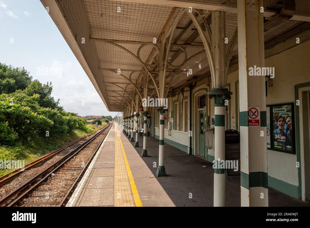 Seaford, July 3rd 2023: The railway station Stock Photo - Alamy