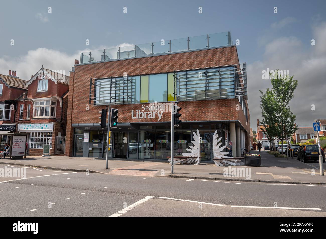 Seaford, July 3rd 2023: The library Stock Photo - Alamy