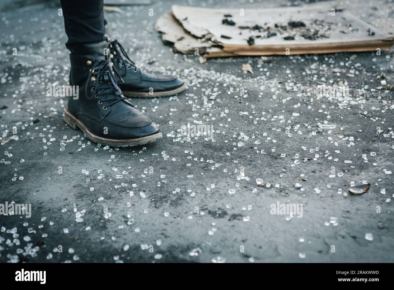 Punk boots hi-res stock photography and images - Alamy
