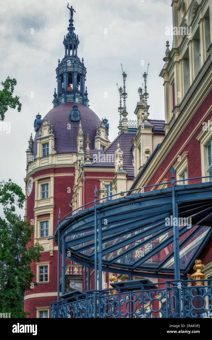 The Prince Pückler Castle and UNESCO World Heritage Site in Bad Muskau ...